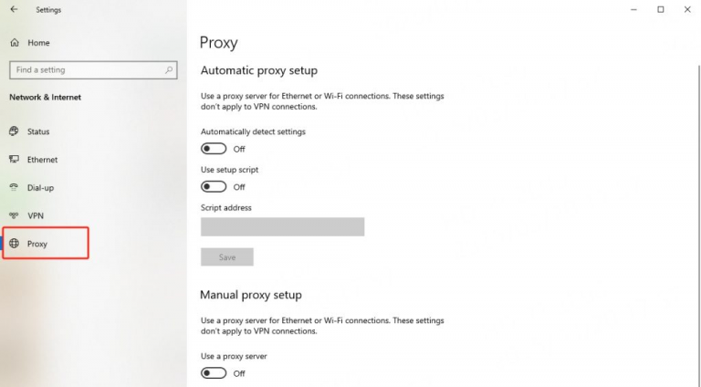 How to Find and Configure Your Proxy Server Address